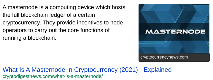 What is a Masternode?