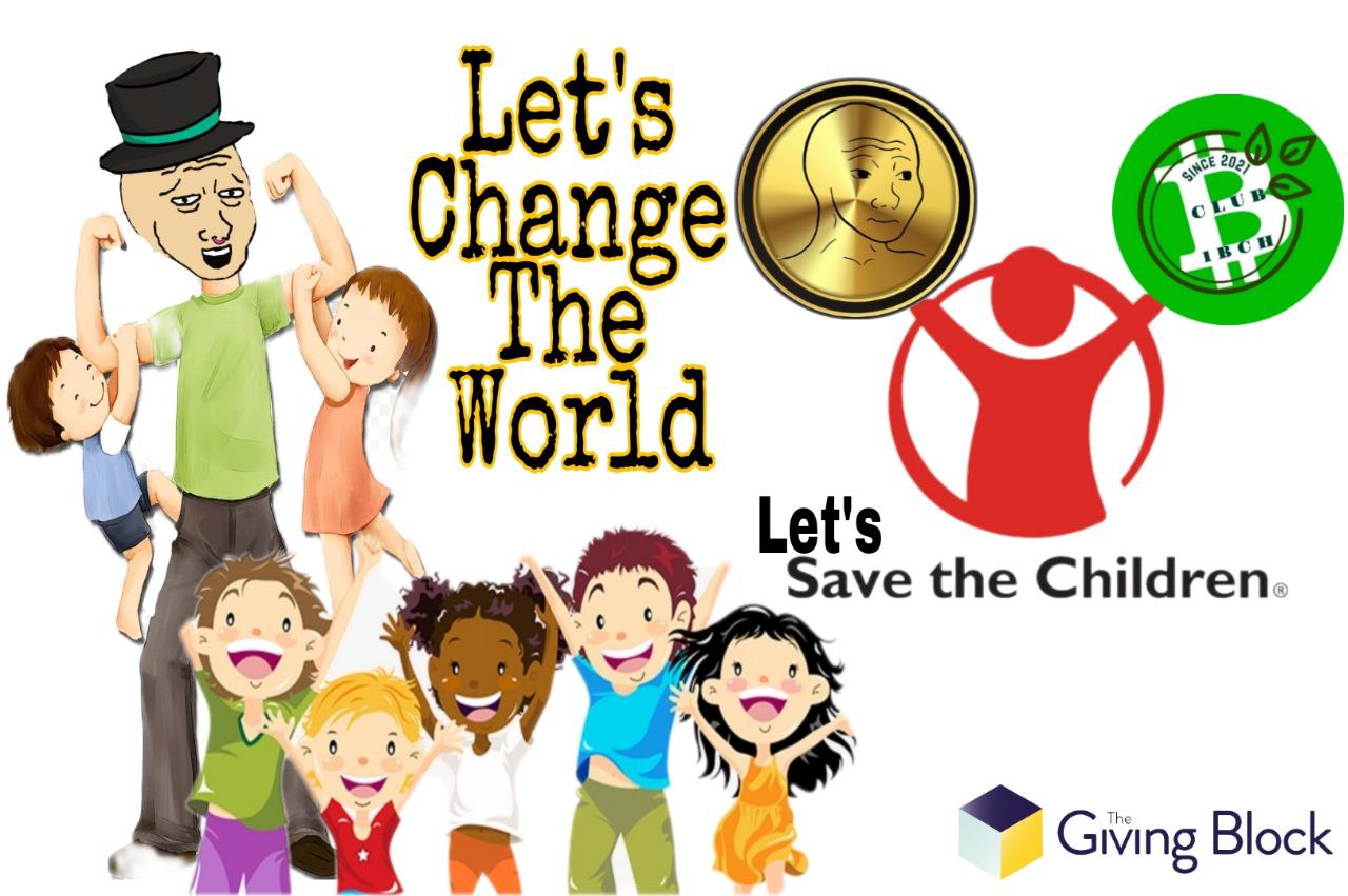 Let's Save the Children! Over $3000 donated through The Giving Block