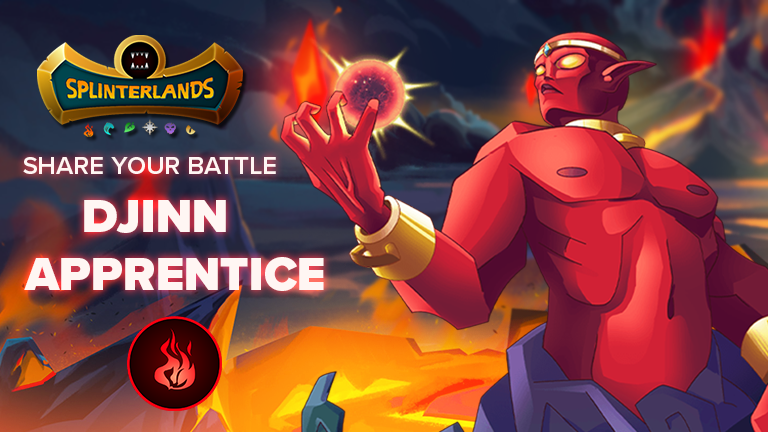 Splinterlands Battle Challenge - The Djinn Apprentice Will Grant You a Wish