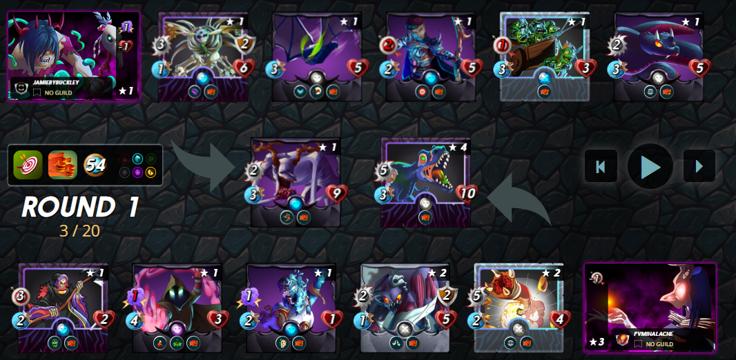 Splinterlands Epic Battles - The Life Sapper's Dilemma