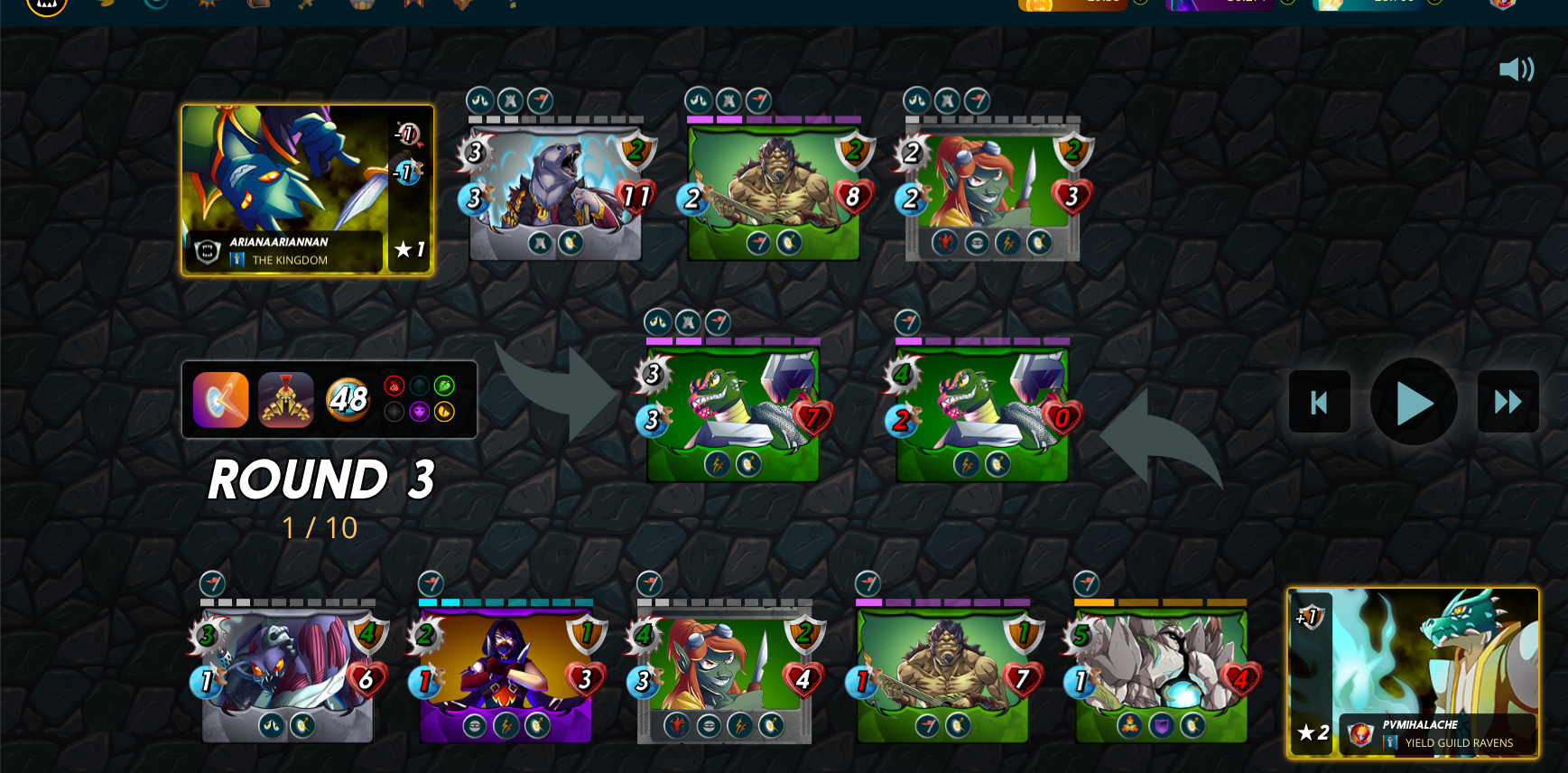 Splinterlands Battle Mage Challenges - Counterspell With Fists And Swords