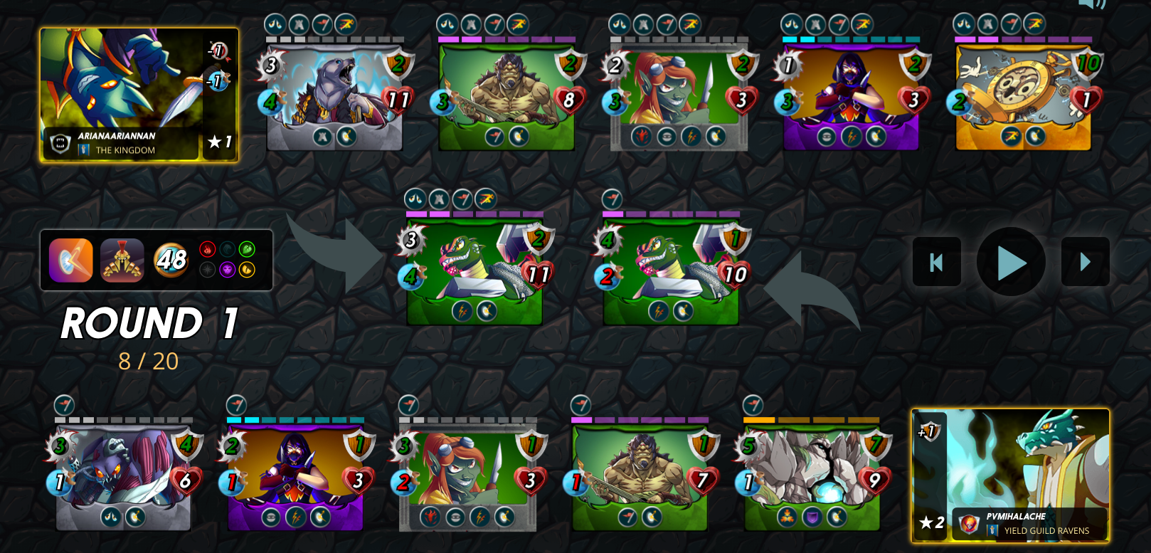 Splinterlands Battle Mage Challenges - Counterspell With Fists And Swords