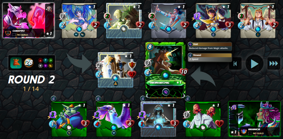 Splinterlands Share Your Battle: Psychic Goblin